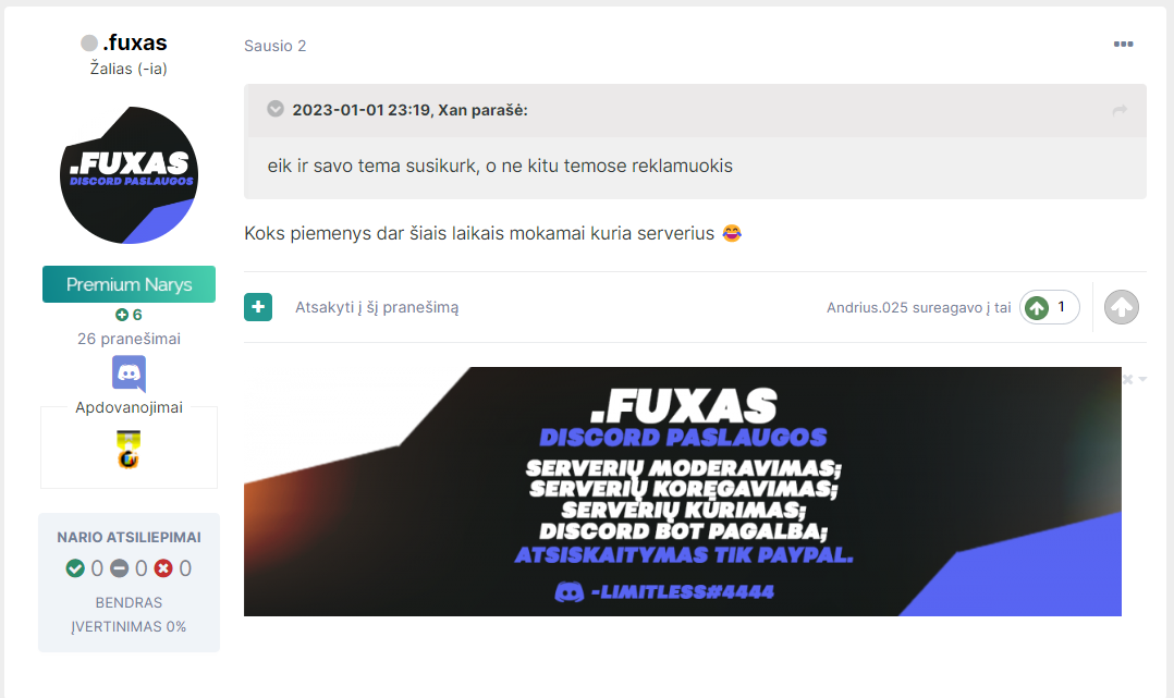 Pagalba su Discord! - Discord serveriai - SuperGames.lt - Lietuviai žais arba mirs!